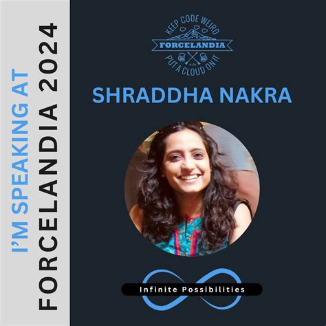 Shraddha Nakra On Linkedin Forcelandia Salesforce Forcelandia Forcelandia2024 Keepcodewierd…