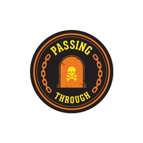 Passing Through Sticker Seventhk