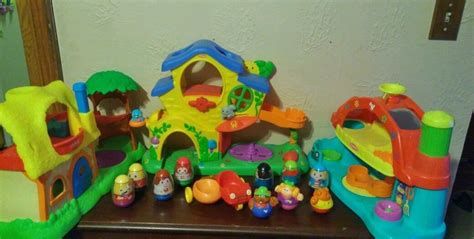 Hasbro Playskool Weebles 3 Houses Weebalot Farm Barn Goldilocks