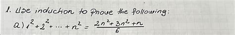 solved use induction to prove the