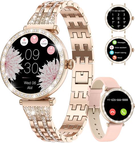 Smart Watch Women For Android Iphone With Bluetooth Phone Calls 1 19” Amoled Female