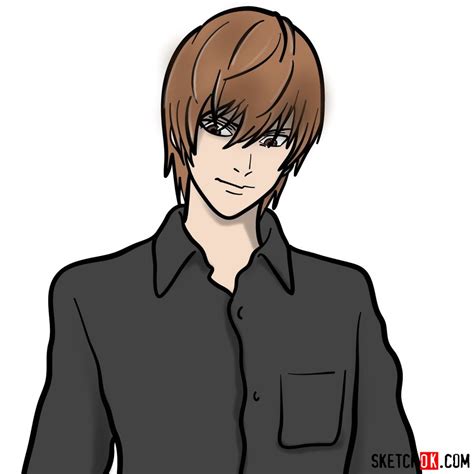 How To Draw Light Yagami Step By Step At Jasmine Disher Blog