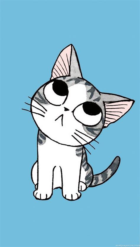 Cute Anime Cat Wallpaper Free Cute Cartoon Wallpapers Top Free Cute