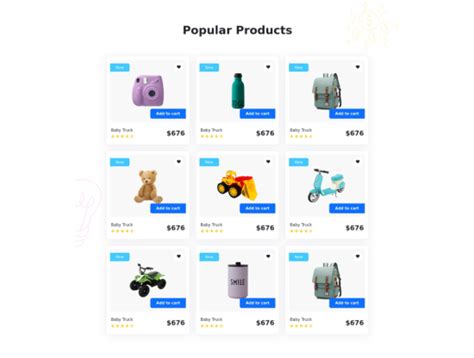 Product Grid Ecommerce Components Easyfrontend