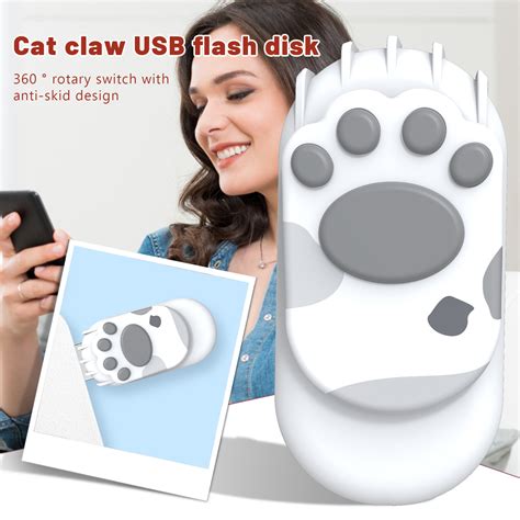 4g Flash Drive Memory Stick Pen Drive Usb20 Animal Model Cat Shape Usb