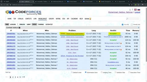 Codeforces Competitiveprogramming Cplusplus Icpcjourney Md