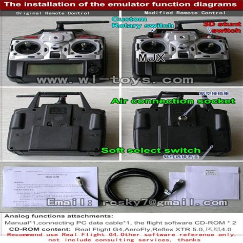 MJX F F Rc Helicopter Six Channel Simulator Include G Transmitter Function MJX F F