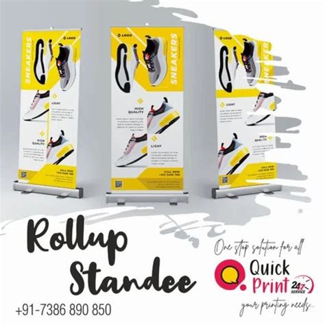 Roll Up Standee Printing Services In India At Piece In Hyderabad ID