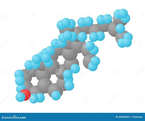 Cholesterol Molecule Stock Vector Illustration Of Molecule 30002604