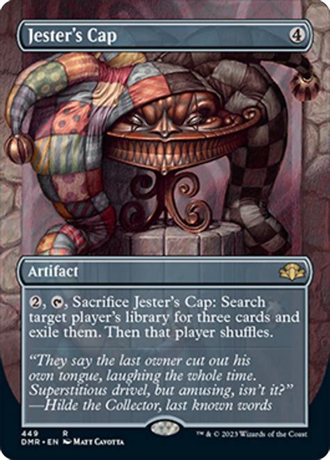 Jester S Cap Borderless Dominaria Remastered Magic The Gathering