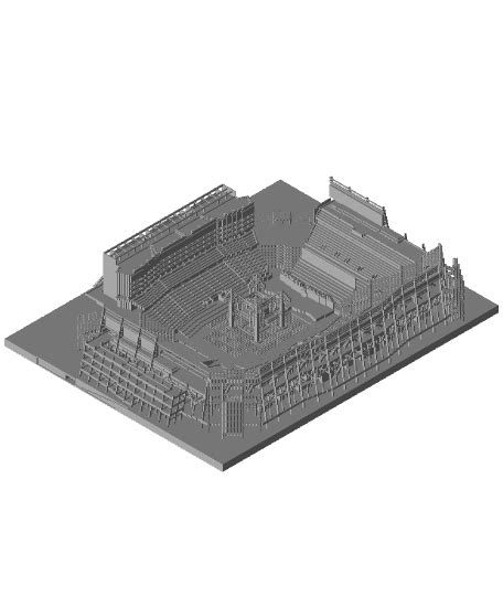 Minecraft Wrestlemania Stadium 3d Model By Allanromanreyes On Thangs
