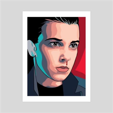 Eleven Stranger Things An Art Print By Ragini Epte Inprnt