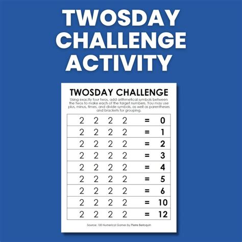 14 Free Printable Math Challenges To Enjoy Free Pdf