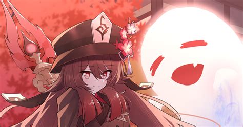原神 胡桃 海灯祭 萬屋のイラスト Pixiv