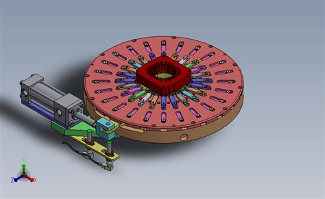 非标自动化设备【b63】solidworks 2011模型图纸免费下载 懒石网