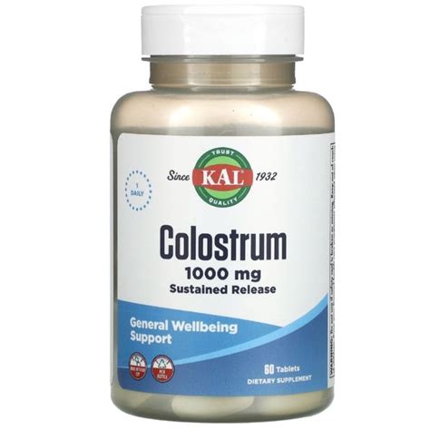 Kal Colostrum 1 000 Mg 60 Tablets Shopee Malaysia