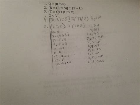 Propositional Logic Proof Using Ip Or Cp Or Rules Of Inference
