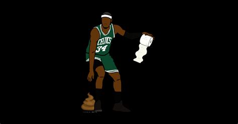 Paul Pierce The Poop Nba Boston Celtics Nba Sticker Teepublic