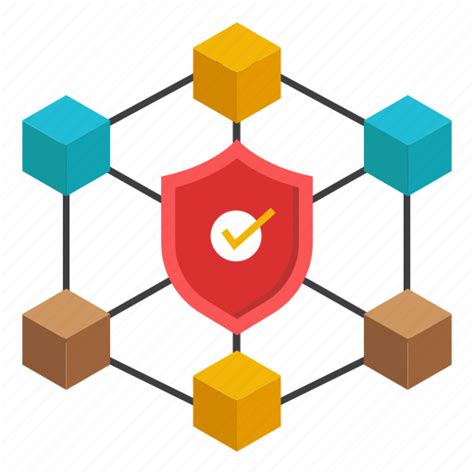 Network Security Protection Connection Nodes Safety Icon Download On Iconfinder