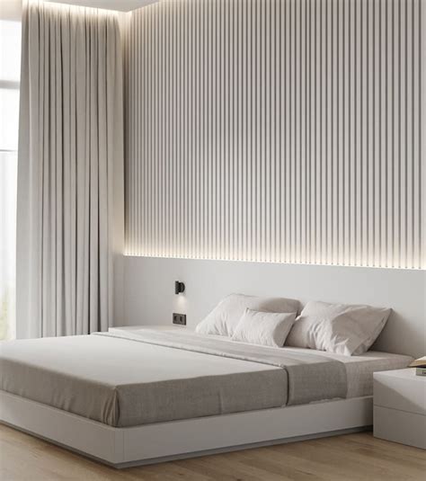 Дизайн спальни в светлых тонах Modern Bedroom Minimalist Bedroom