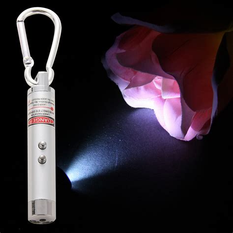 3 En 1 Multifunción Mini Puntero De Luz Láser Led Antorcha Linterna C