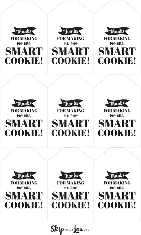 One Smart Cookie Free Printable Printable Word Searches