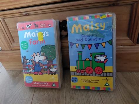 Maisy Mouse Vhs Video Pal Rare Coloured Tape X2 £799 Picclick Uk