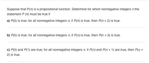 solved suppose that p n is a propositional function