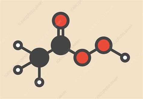 Peracetic Acid Molecule Stock Image F0126223 Science Photo Library