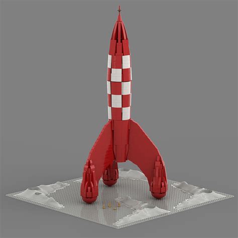 Moc The Moon Rocket From Tintin Special Lego Themes Eurobricks