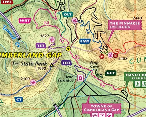 Cumberland Gap Virginia Map
