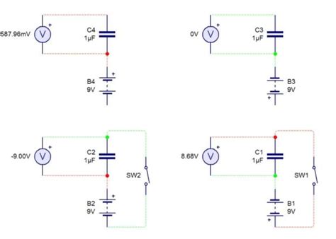 Why In Circuit Wizard Capacitors Behave Like This How Is It In Real Life R Askelectronics