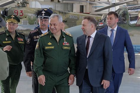 Министр обороны России Сергей Шойгу проверил выполнение гособоронзаказа