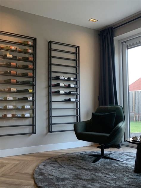 Бутылочница полка держатель настенный для бутылок | Home wine cellars ...
