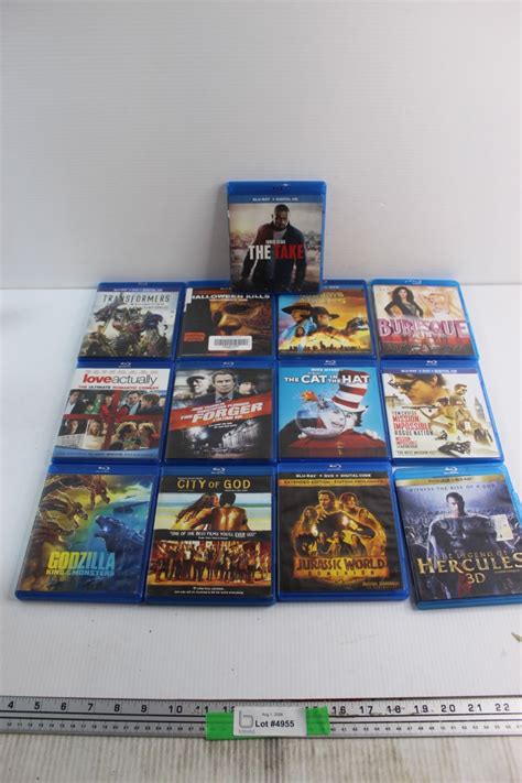 Assorted Blue Ray Disks Bodnarus Auctioneering