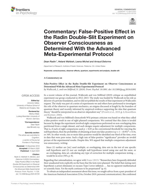 Pdf Psychophysical Effects In Double Slit Interference Patterns