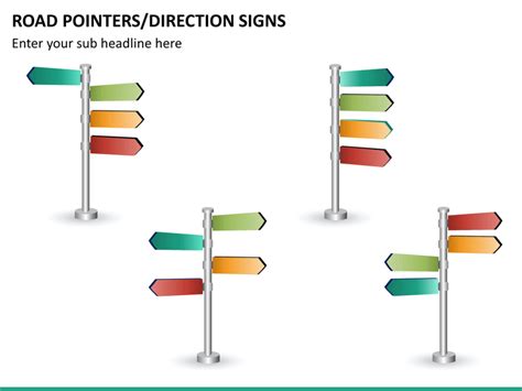 Road Pointers Powerpoint Sketchbubble