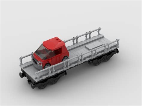 Lego Moc Car Trailer For Moc 44241 By Ngotronghieu118 Rebrickable