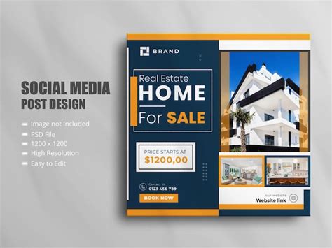 인스타그램 스토리를 위한 부동산 집 부동산 광장 소셜 미디어 판매 배너 프리미엄 Psd 파일