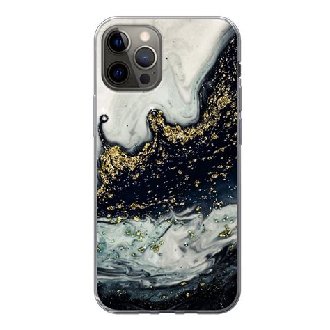 Muchowow Handyhülle Marmor Abstrakt Gold Luxus Handyhülle Apple