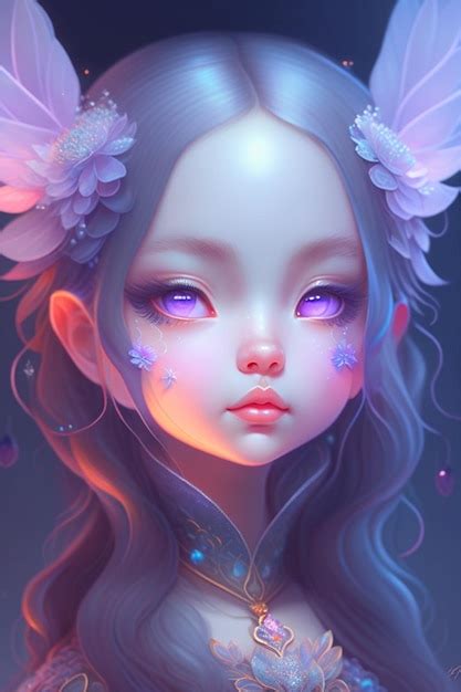 Premium Photo Cute Fantasy Girl