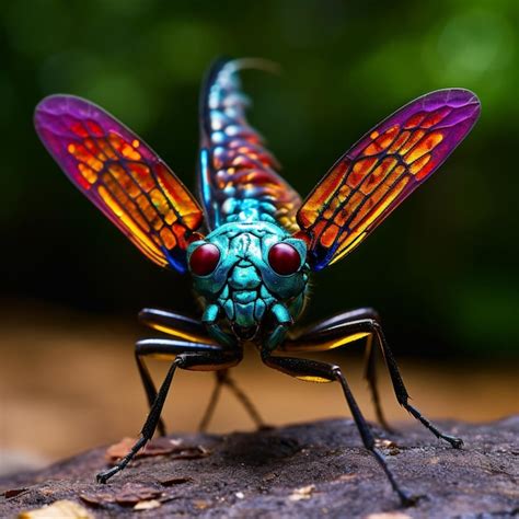 Premium Ai Image Agile Insect With Vibrant Wings