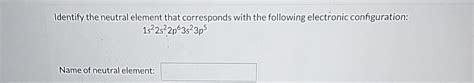 Identify The Neutral Element That Corresponds With Chegg