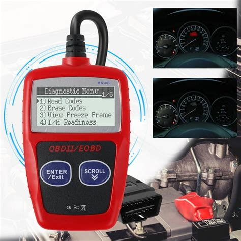 Hvxrjkn Obd2 Scanner Car Fault Code Reader Engine Diagnostic Tool For Obdii Cars Since 1996