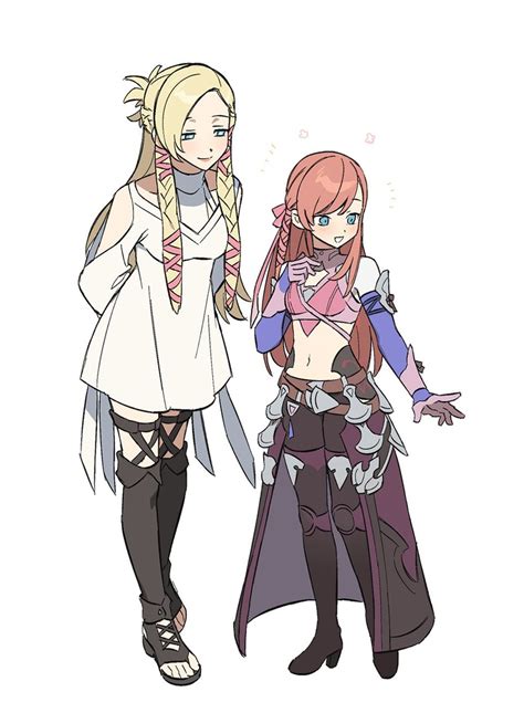 Ryne Waters And Minfilia Warde Final Fantasy And 1 More Drawn By