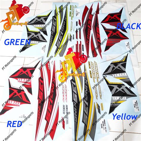 Yamaha Lc 135 V2 V3 V4 V5 V6 V7 Sticker Body Stripe Lc 135 Mx King 31