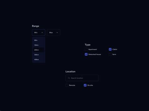 UI Design Daily Filter Components