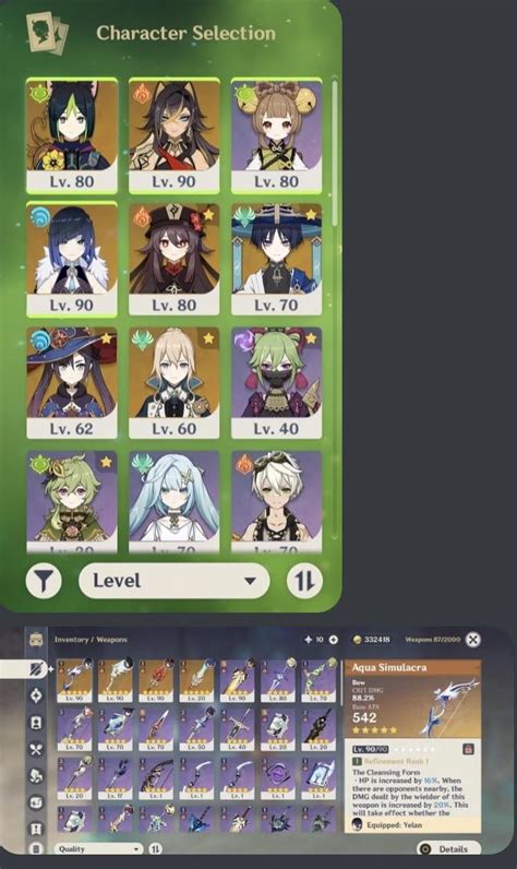 Na Ar 56 Wtt Wts C1 Yoimiya C1 Mona Built Characters Can Do Abyss