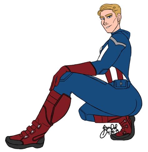 Steve Rogers Avengers Assemble By Miss Math On Deviantart
