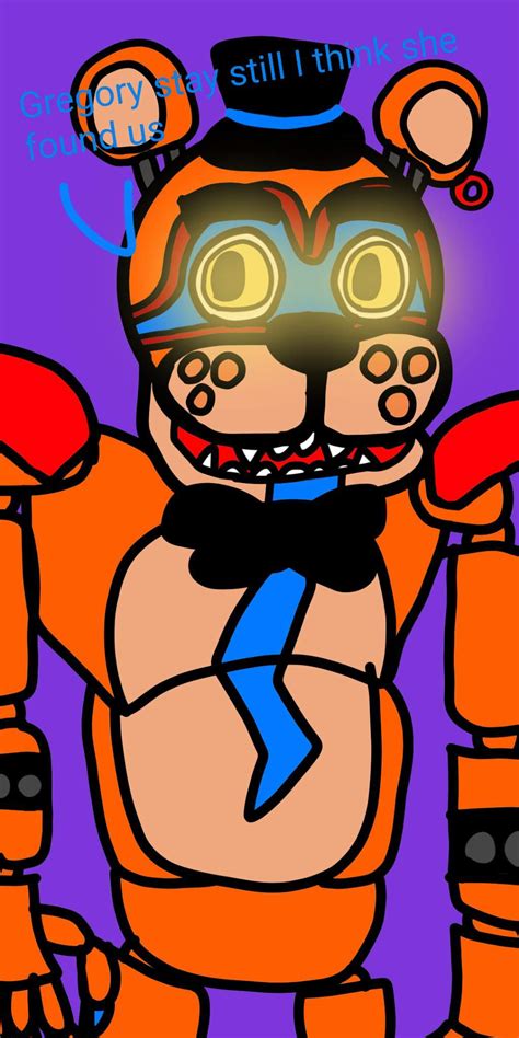 Glamrock Freddy Drawing My Version Five Nights At Freddys Amino